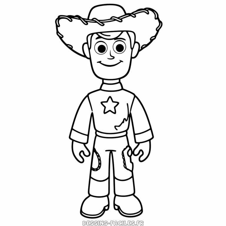 Dessin facile woody toy story | Dessins Faciles à Reproduire ou Colorier Dessin facile woody toy story | Dessins Faciles à Reproduire ou Colorier